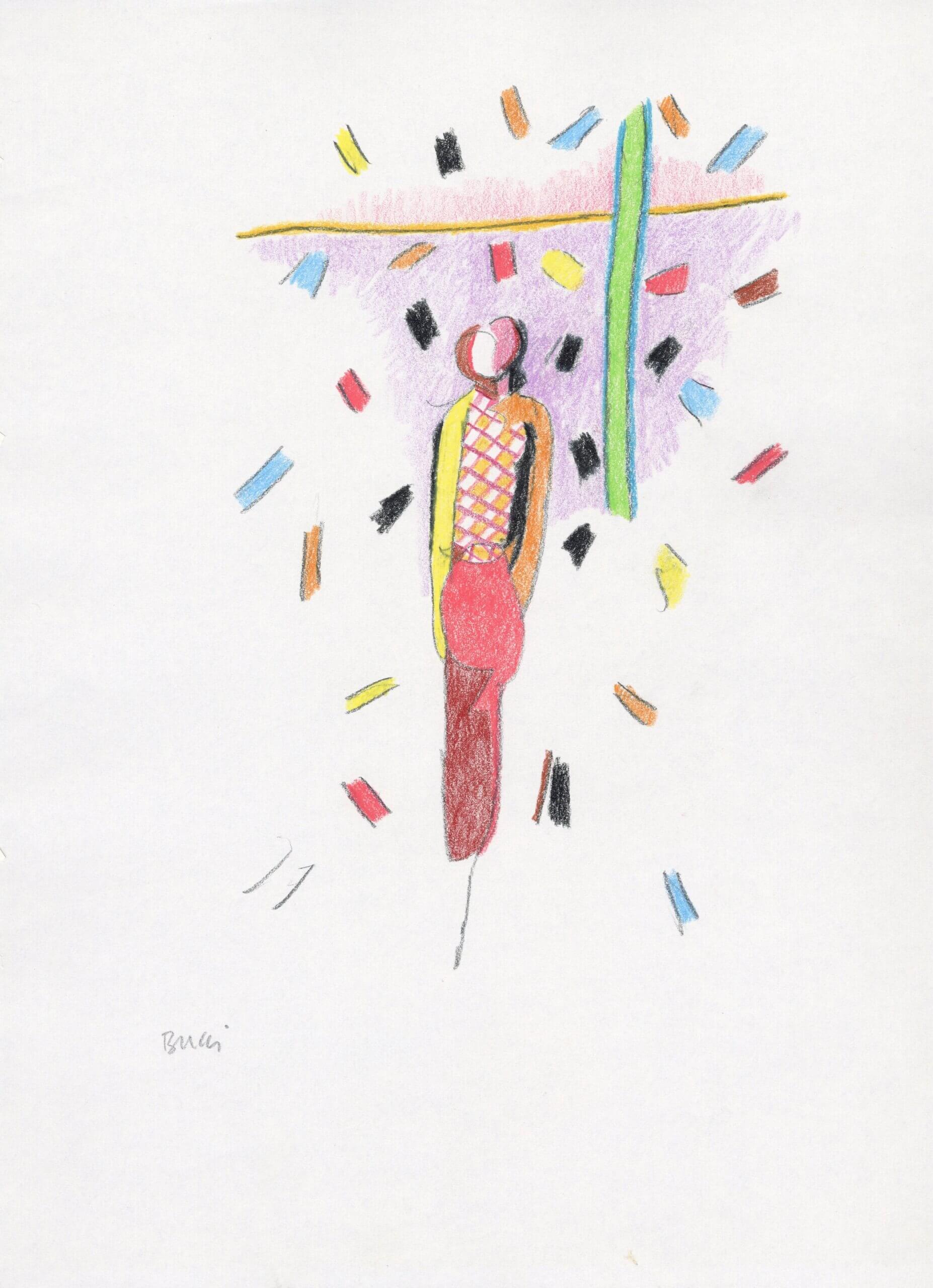 Untitled (D308) Figure 1/14/89 - Blue Print Gallery